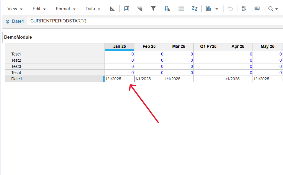 Current Period is blanked after an ALM sync | Anaplan Support