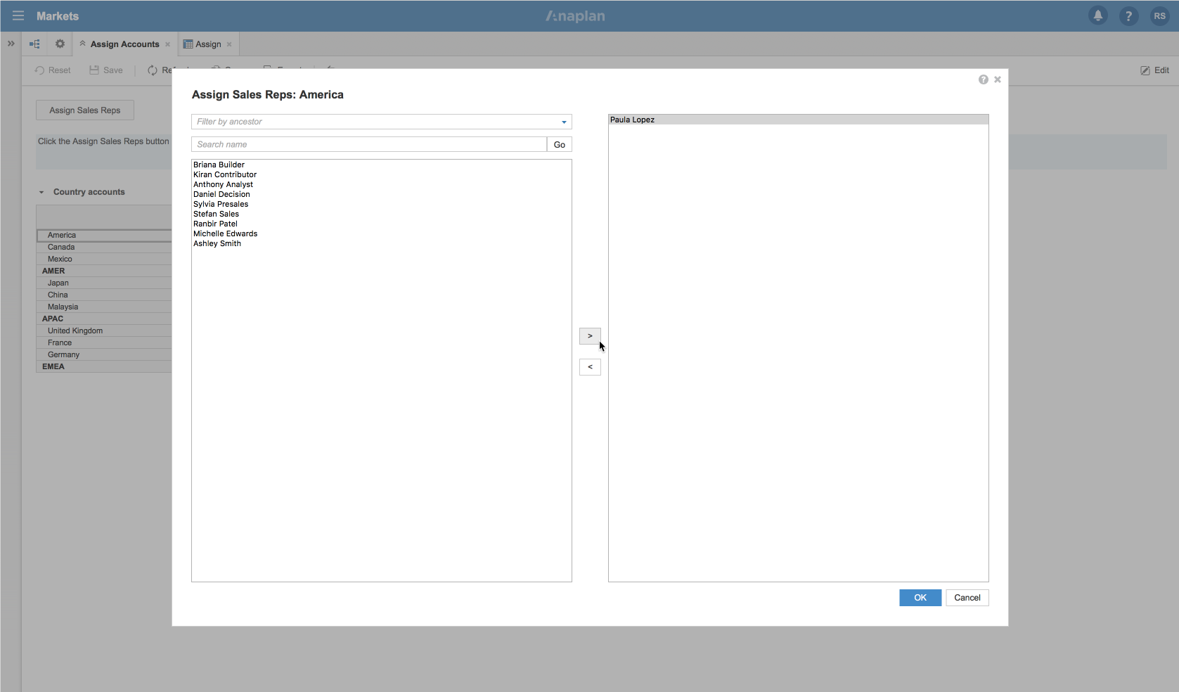 Assign and Assign Only - Anaplan Technical Documentation