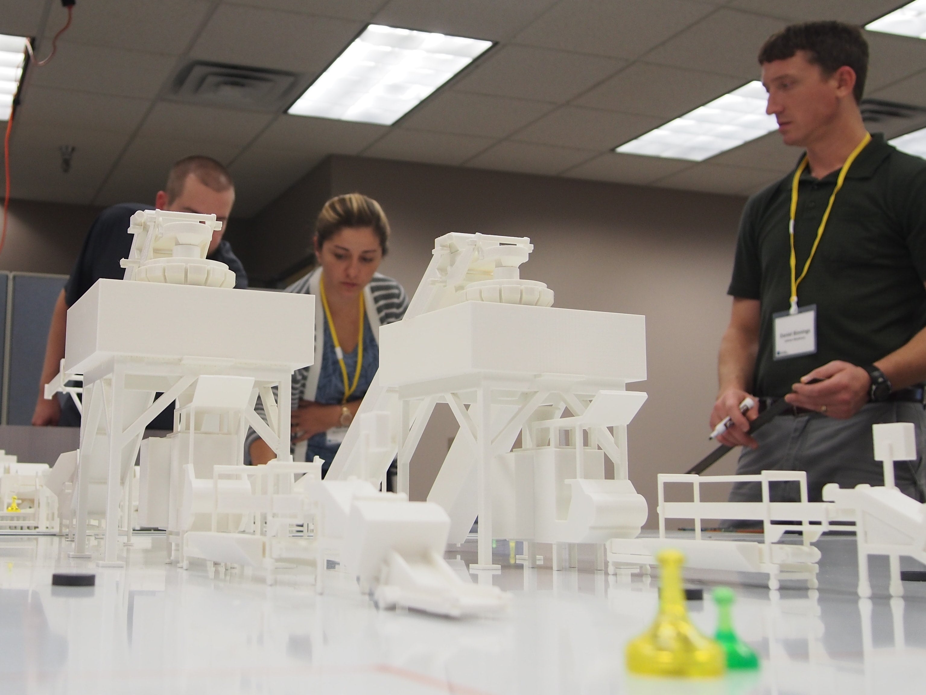 Participants designing their own facility at a CFS Hygienic Design Training