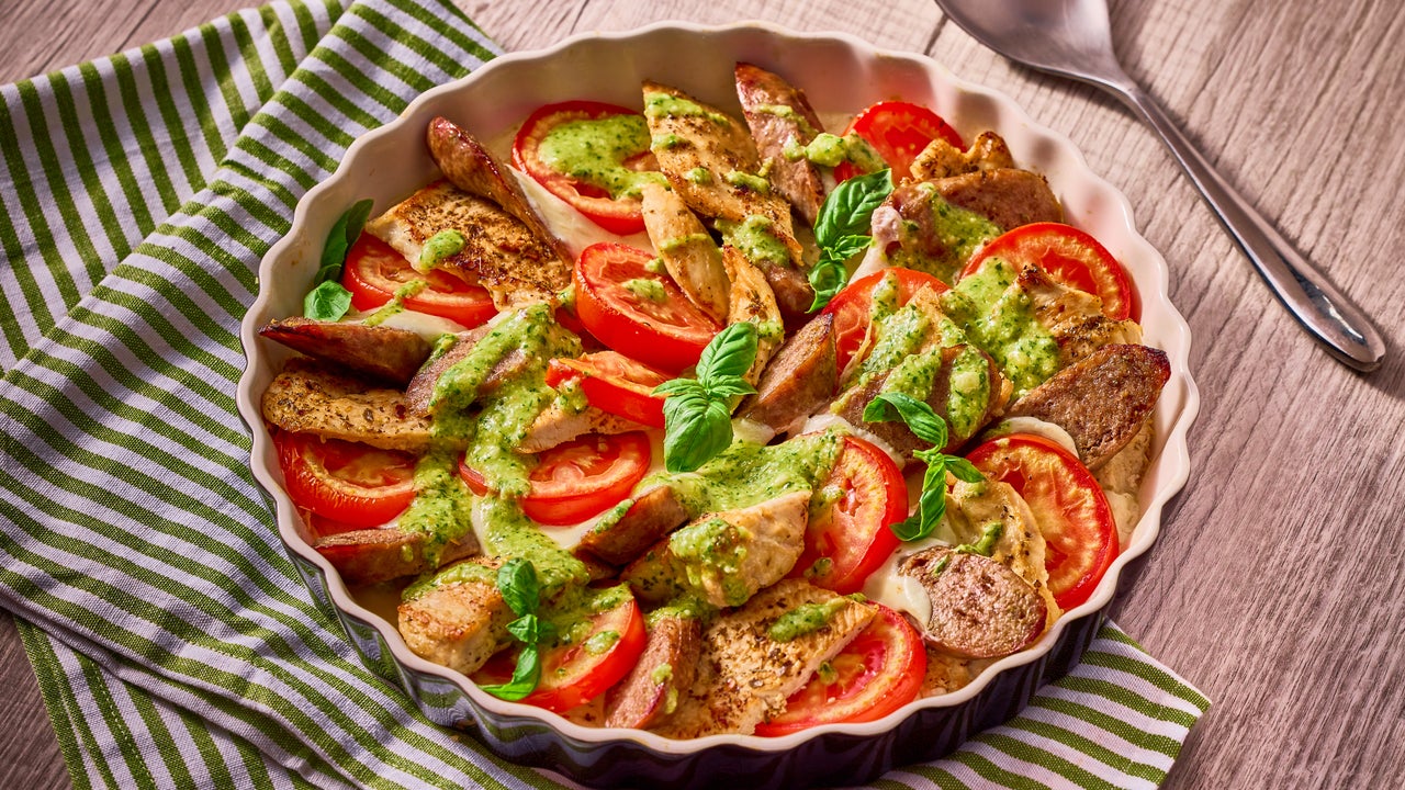 Chicken Caprese with Sweet Italian Sausage | Carando