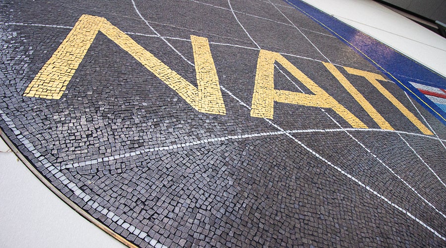 Maker of NAIT's original logo mosaic revisits her work 50...