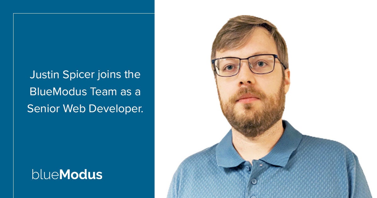 Justin Spicer Joins BlueModus as Senior Web Developer