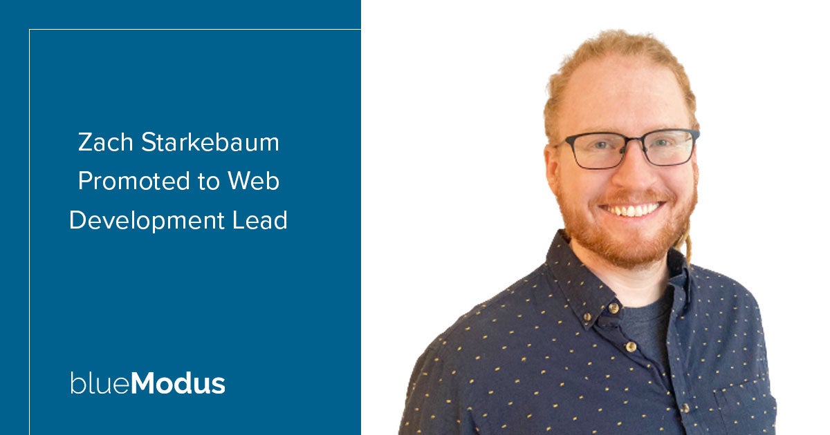 Zach Starkebaum Promoted to Web Development Lead