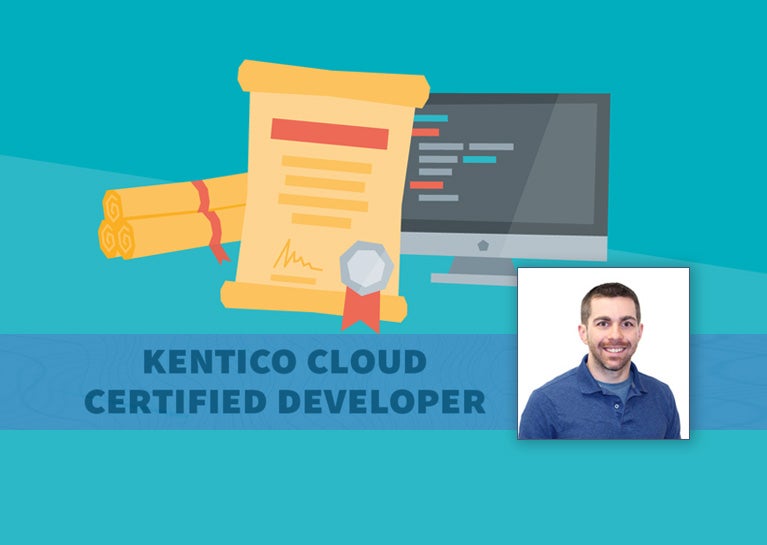 David Rector Achieves Kentico Cloud Developer Certification