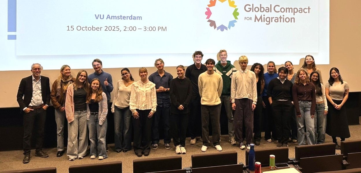 From the VU Amsterdam lecture hall to the United Nations - Vrije ...