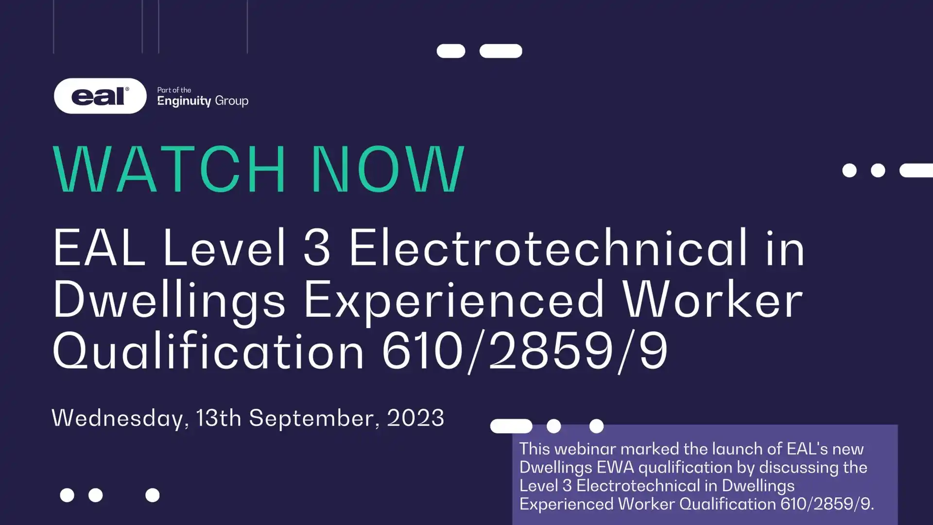 Level 3 Electrotechnical in Dwellings Experienced Worker Qualification ...