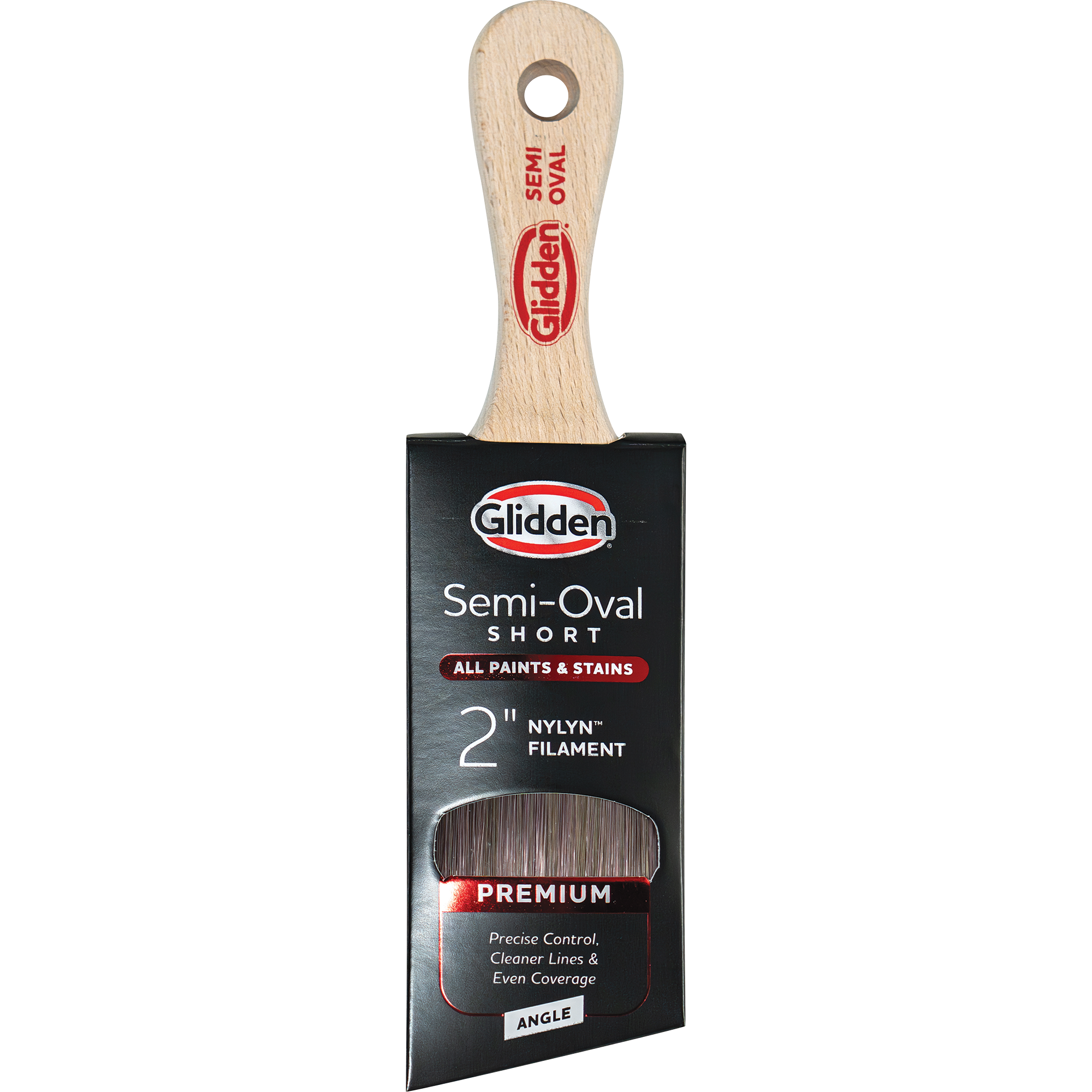 Glidden Premium Semi-Oval Angle Sash Paint Brush | Glidden