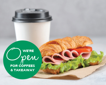 We're Open For Takeaway