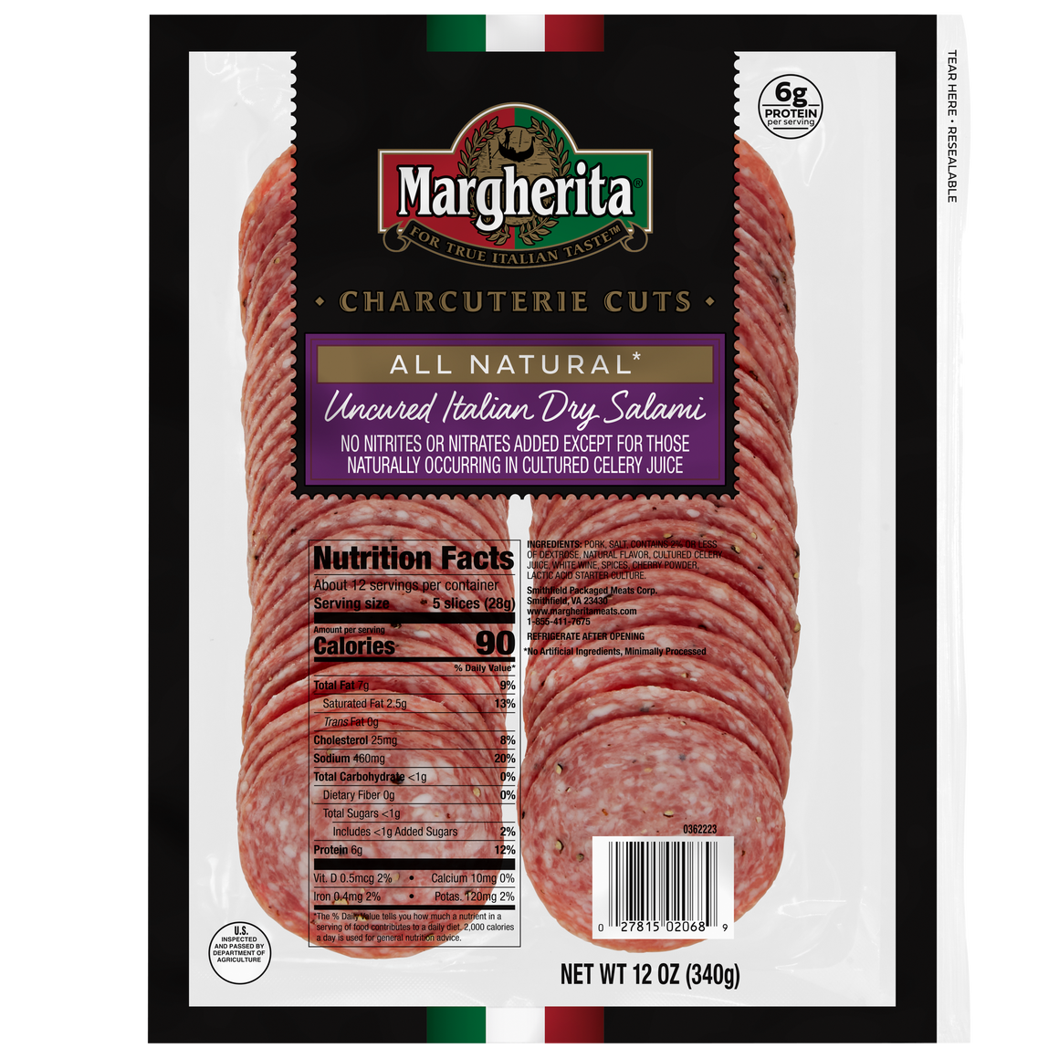 Uncured Italian Dry Salami | Margherita Meats