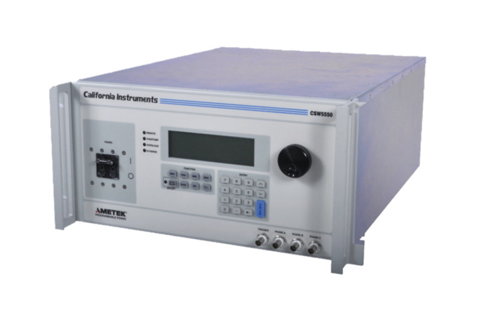 California Instruments CSW5550-400 | Programmable AC plus DC Power ...