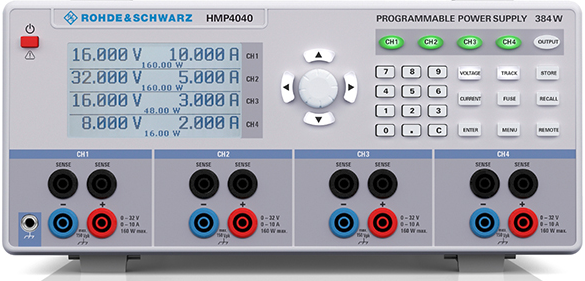 Rohde & Schwarz HMP4040 | Four-channel power supply, 0V to 32V, max. 10A per channel, max. 384W ...