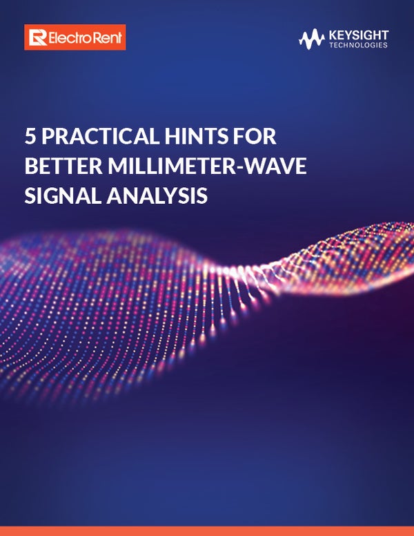 Keysight FieldFox Handheld RF and Microwave Analyzers