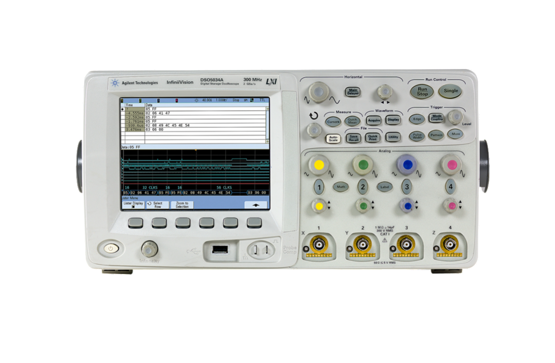 Keysight Technologies (formerly Agilent) DSO5054A | 500MHz 4CH Portable ...