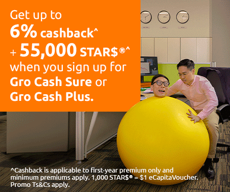 Get up to 6% cashback and 55,000 STAR$® with Gro Cash Sure and Gro Cash ...