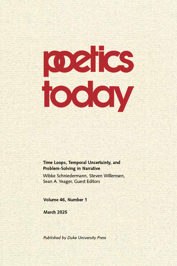 Poetics Today Cover Image