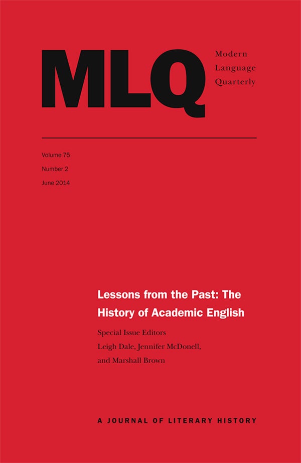 Lessons from the Past: The History of Academic English