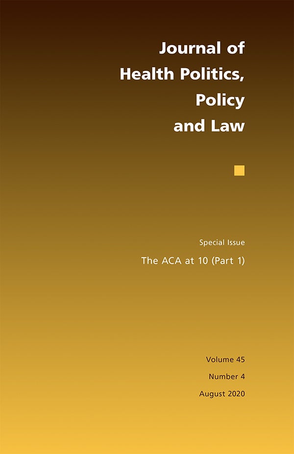 The ACA at 10 (Part 1)