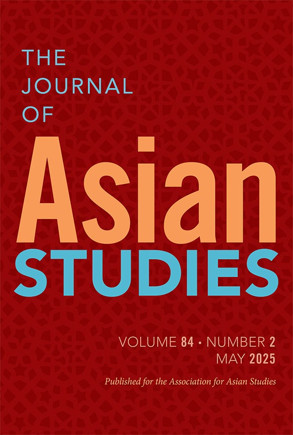 Journal of Asian Studies 84:2
