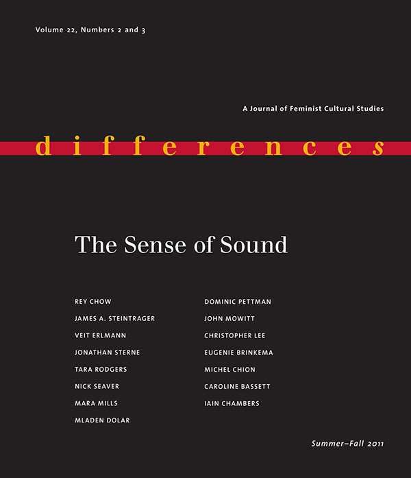 The Sense of Sound