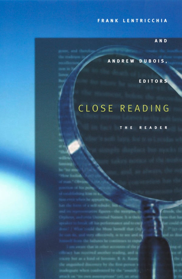 Close Reading: The Reader