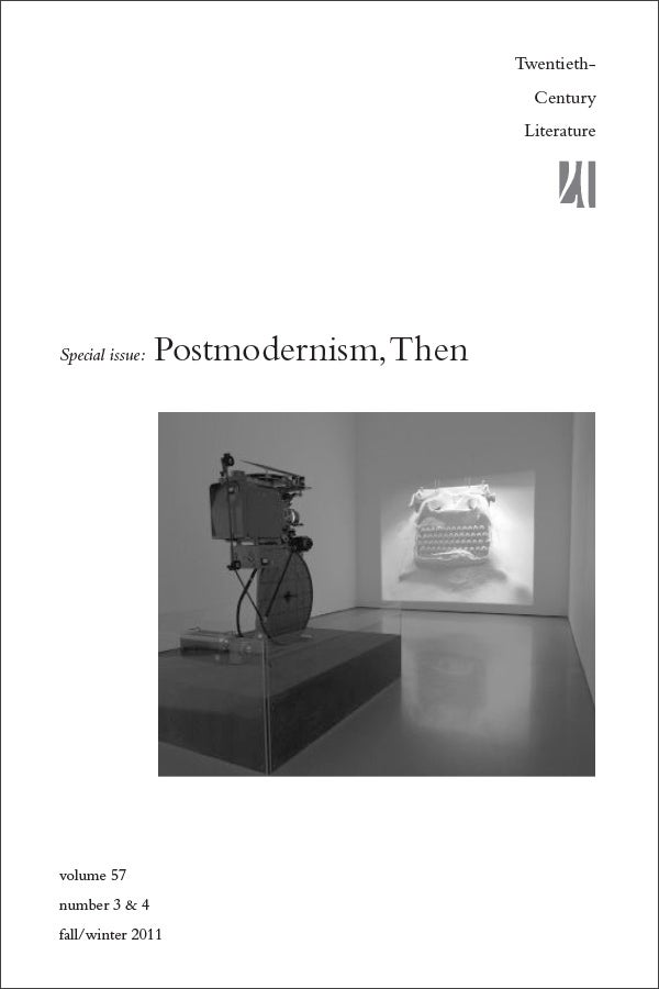 Postmodernism, Then